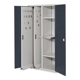 KAPPES Vertikalschrank RasterPlan Mod. 84 RAL 7035/7016 Doppelwandt&uuml;r mit Ausstattung (1465.04.2024)