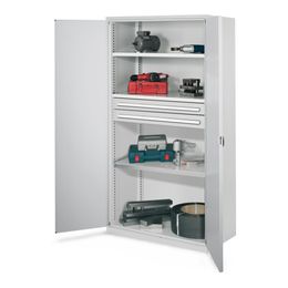 KAPPES Schwerlastschrank OMT Mod. 45 RAL 7035 Doppelwandt&uuml;ren (1462.09.2013)