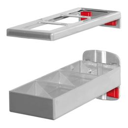 KAPPES Kombinationshalter RasterPlan/ABAX 2-teilig L150 x B55 mm alufarben (3342.00.5901)