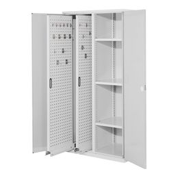 KAPPES Vertikalschrank RasterPlan Mod. 80 RAL 7035 Doppelwandt&uuml;r mit Ausstattung (1465.01.2013)