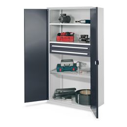 KAPPES Schwerlastschrank OMT Mod. 45 RAL 7035/7016 Doppelwandt&uuml;ren (1462.09.2024)