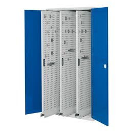 KAPPES Vertikalschrank RasterPlan Mod. 85 RAL 7035/5010 Doppelwandt&uuml;r mit Ausstattung (1467.01.2016)