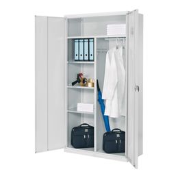KAPPES Akten-/Kleiderschrank ErgoPlus RAL 7035 Vollblecht&uuml;ren (1251.03.1013)