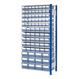 KAPPES Steckregal RasterPlan mit Volumenk&auml;sten Mod. 33 2000 x 1000 x 600 mm AF taubenblau (5232.01.4021)