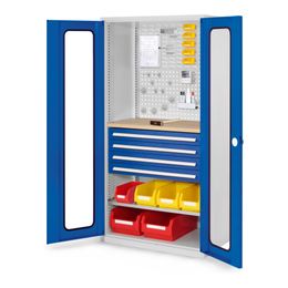 KAPPES Schubladenschrank RasterPlan RAL 703575010 Mod. 36 Sichtfenstert&uuml;ren (1460.06.5016)