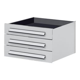 KAPPES Schubladenblock dreifach B500 mm RAL 7035 f&uuml;r mobile Arbeitsstation (5316.00.0413)