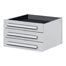 KAPPES Schubladenblock dreifach B500 mm RAL 7035 f&uuml;r mobile Arbeitsstation (5316.00.0413)