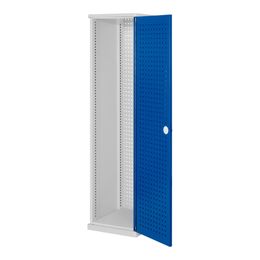 KAPPES Schubladenschrank RasterPlan schmal RAL 7035/5010 Mod. 1 Lochplattent&uuml;r (1567.00.3016)