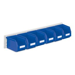 KAPPES Wandschiene RasterPlan Schlitzplatten Set 8 RAL 7035 (4202.01.5413)