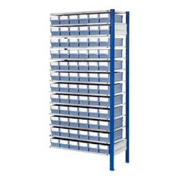 KAPPES Steckregal RasterPlan mit Volumenk&auml;sten Mod. 31 2000 x 1000 x 500 mm AF taubenblau (5232.01.3521)