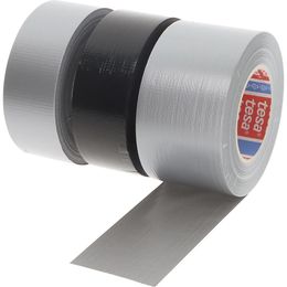 Tesa Gewebeband Tesa&reg; 60462, mit recyceltem Tr&auml;ger 50 m, B 50 mm, schwarz, VE 6 Stk, ab 18 VE