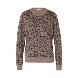 Tchibo - Bedruckter Feinstrick-Cardigan - Damen - Gr. L - hellbraun/print