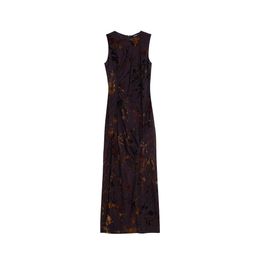 Desigual Kleid Damen Gr&ouml;&szlig;e 38 cognac / lilameliert Winterkleid