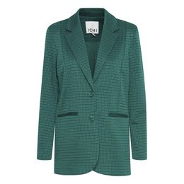 Ichi Blazer 'Kate' Damen Gr&ouml;&szlig;e 38 gr&uuml;n / schwarz