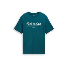 Tom Tailor T-Shirt Herren Gr&ouml;&szlig;e XXXL petrol / pastellgr&uuml;n / wei&szlig;