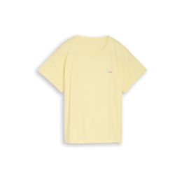 Tom Tailor T-Shirt Damen Gr&ouml;&szlig;e L pastellgelb / mint / schwarz