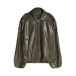 Bershka Between-Season Jacket female size M Dark green