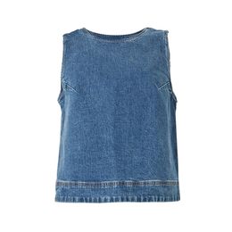 Abercrombie & Fitch Abercrombie & Fitch Top Damen Gr&ouml;&szlig;e S blue denim