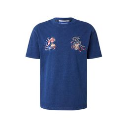 Scotch & Soda Scotch & Soda T-Shirt 'The 40th Annive' Herren Gr&ouml;&szlig;e M indigo / hellblau / hellgelb / kirschrot