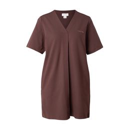 Calvin Klein Jeans Kleid 'PUNTO MILANO' Damen Gr&ouml;&szlig;e 32 schoko Sommerkleid