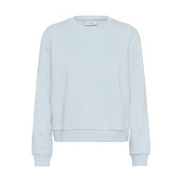 Saint Tropez Sweatshirt 'PammaSZ' Damen Gr&ouml;&szlig;e XL himmelblau / pastellgelb
