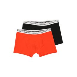 Calvin Klein Underwear Boxershorts Jungen Gr&ouml;&szlig;e 128/140 hellgrau / orangerot / schwarz / wei&szlig;