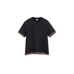 Desigual T-Shirt Herren Gr&ouml;&szlig;e M hellblau / cognac / schwarz