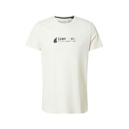 CAMP DAVID T-Shirt Herren Gr&ouml;&szlig;e S beige / schwarz