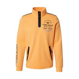 CAMP DAVID Sweatshirt Herren Gr&ouml;&szlig;e XXL nachtblau / orange