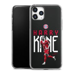 DeinDesign iPhone 11 Pro Handy Slim Case Silikon Handyh&uuml;lle transparent H&uuml;lle extra d&uuml;nn Harry Kane Fc Bayern M&uuml;nchen Official Licensed Product Silikon Slim Case