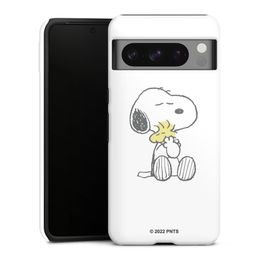 DeinDesign Google Pixel 8 Pro Handy Panzer Handyh&uuml;lle robuste Outdoor H&uuml;lle Schutzh&uuml;lle matt Snoopy Love Peanuts Tough Case