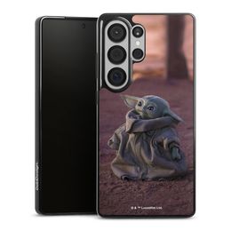 DeinDesign Galaxy S25 Ultra Handy Slim Case extra d&uuml;nn Silikon Handyh&uuml;lle schwarz H&uuml;lle The Child Star Wars Baby Yoda Silikon Slim Case