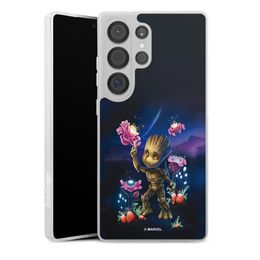 DeinDesign Galaxy S25 Ultra Handy Slim Case Silikon Handyh&uuml;lle transparent H&uuml;lle extra d&uuml;nn Baby Groot Marvel Guardians Of The Galaxy Silikon Slim Case