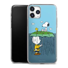 DeinDesign iPhone 11 Pro Handy Slim Case Silikon Handyh&uuml;lle transparent H&uuml;lle extra d&uuml;nn Peanuts Snoopy Children Silikon Slim Case