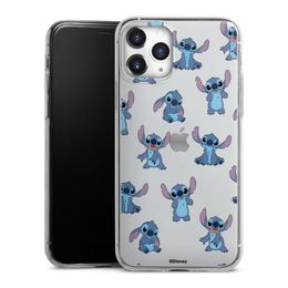 DeinDesign iPhone 11 Pro Handy Slim Case Silikon Handyh&uuml;lle transparent H&uuml;lle extra d&uuml;nn Disney Lilo & Stitch Official Licensed Product Silikon Slim Case