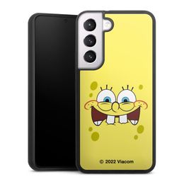 DeinDesign Galaxy S22 Handy Gallery Case Handyh&uuml;lle 9H Geh&auml;rtetes Glas R&uuml;ckseite H&uuml;lle Official Licensed Product Kindheit Spongebob Gallery Case