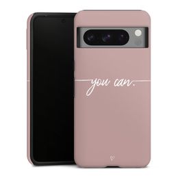 DeinDesign Google Pixel 8 Pro Handy Panzer Handyh&uuml;lle robuste Outdoor H&uuml;lle Schutzh&uuml;lle matt Spruch Motivation Sayings Tough Case