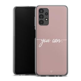 DeinDesign Galaxy A13 4G Handy Silikon H&uuml;lle Case transparent Handyh&uuml;lle Spruch Motivation Sayings Silikon Case