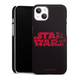 DeinDesign iPhone 13 Handy Premium Case Smartphone Handyh&uuml;lle Schutzh&uuml;lle matt Star Wars Merchandise Logo Premium Case