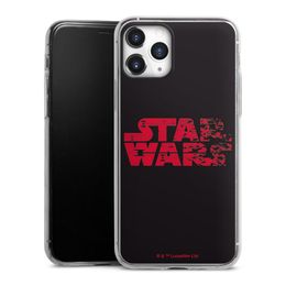 DeinDesign iPhone 11 Pro Handy Slim Case Silikon Handyh&uuml;lle transparent H&uuml;lle extra d&uuml;nn Logo Star Wars Merchandise Silikon Slim Case