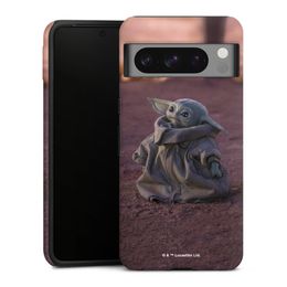 DeinDesign Google Pixel 8 Pro Handy Panzer Handyh&uuml;lle robuste Outdoor H&uuml;lle Schutzh&uuml;lle matt The Child Star Wars Baby Yoda Tough Case