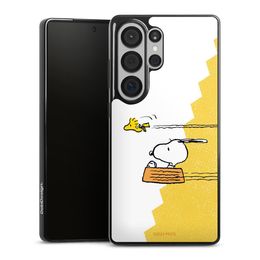 DeinDesign Galaxy S25 Ultra Handy Slim Case extra d&uuml;nn Silikon Handyh&uuml;lle schwarz H&uuml;lle Snoopy Peanuts Children Silikon Slim Case