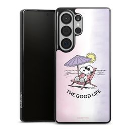DeinDesign Galaxy S25 Ultra Handy Slim Case extra d&uuml;nn Silikon Handyh&uuml;lle schwarz H&uuml;lle Snoopy Official Licensed Product Peanuts Silikon Slim Case