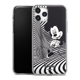 DeinDesign iPhone 11 Pro Handy Slim Case Silikon Handyh&uuml;lle transparent H&uuml;lle extra d&uuml;nn Official Licensed Product Disney Mickey Mouse Silikon Slim Case