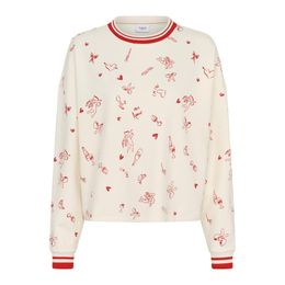 Saint Tropez Sweatshirt Damen Gr&ouml;&szlig;e M wei&szlig;
