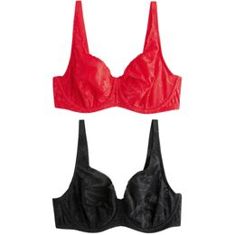 next BH Damen Gr&ouml;&szlig;e 90 rot / schwarz