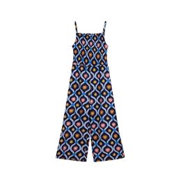 Desigual Overall M&auml;dchen Gr&ouml;&szlig;e 158/164 blau / gelb / pink