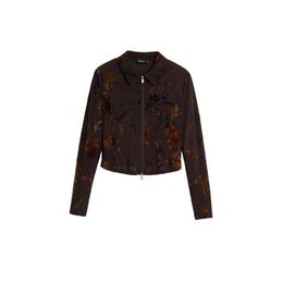 Desigual Jacke Damen Gr&ouml;&szlig;e S kastanienbraun / bronze