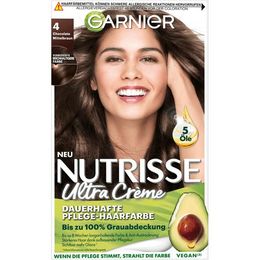 GARNIER NUTRISSE Haarfarbe 4 Chocolate Mittelbraun