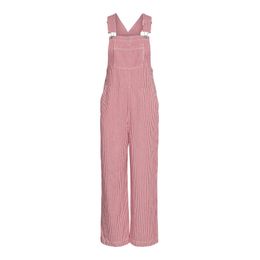 Pieces Latzhose 'PCAllo' Damen Gr&ouml;&szlig;e S pastellpink / dunkelrot